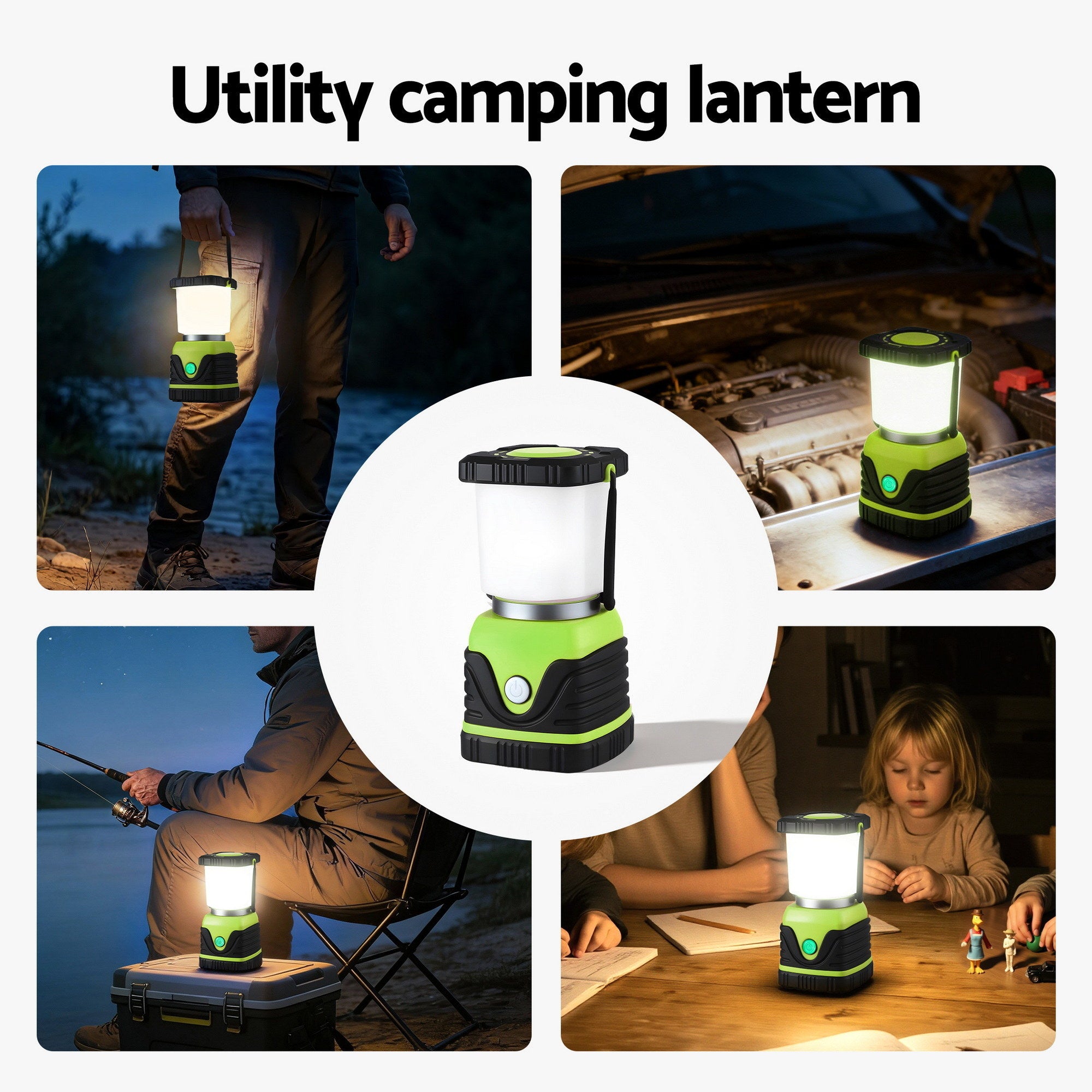 Weisshorn 2-Pack LED Camping Lanterns, 1000LM Super Bright Waterproof ...